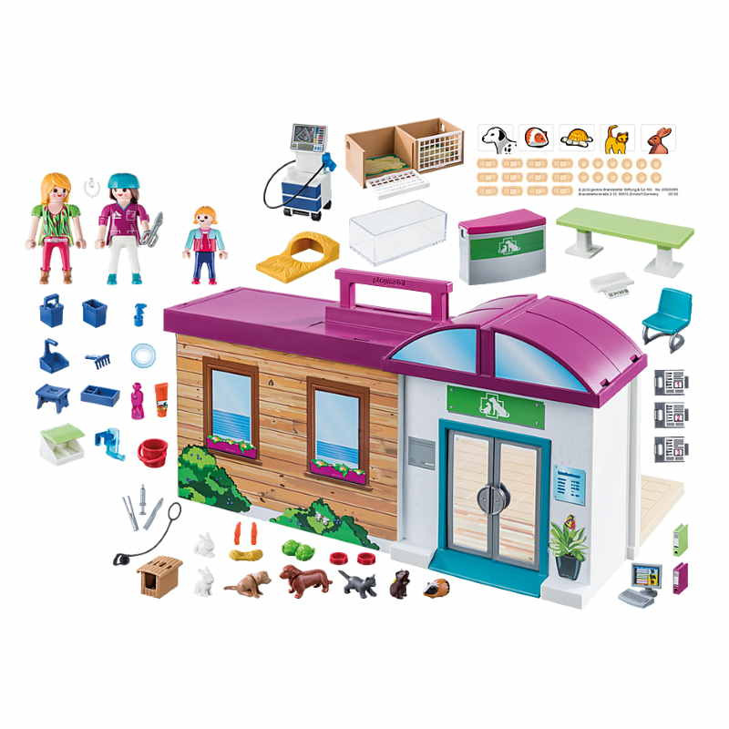 Playmobil Take Along Vet Clinic - Moore Wilson's Playmobil Take Along Vet Clinic - Moore Wilson's